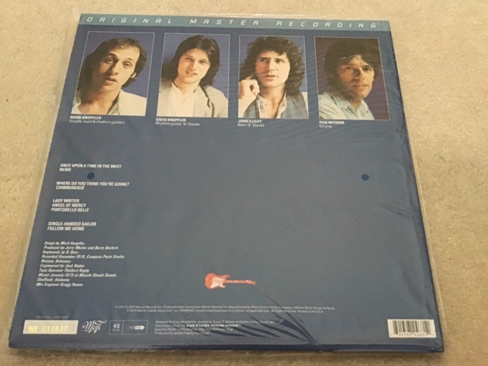 MFSL DIRE STRAITS Sealed Mobile Fidelity COMMUNIQUE Original Master Recording | eBay