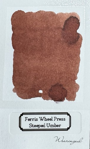 Fountain Pen Ink Samples Ferris Wheel Press Steeped Umber 3mL Mini ...