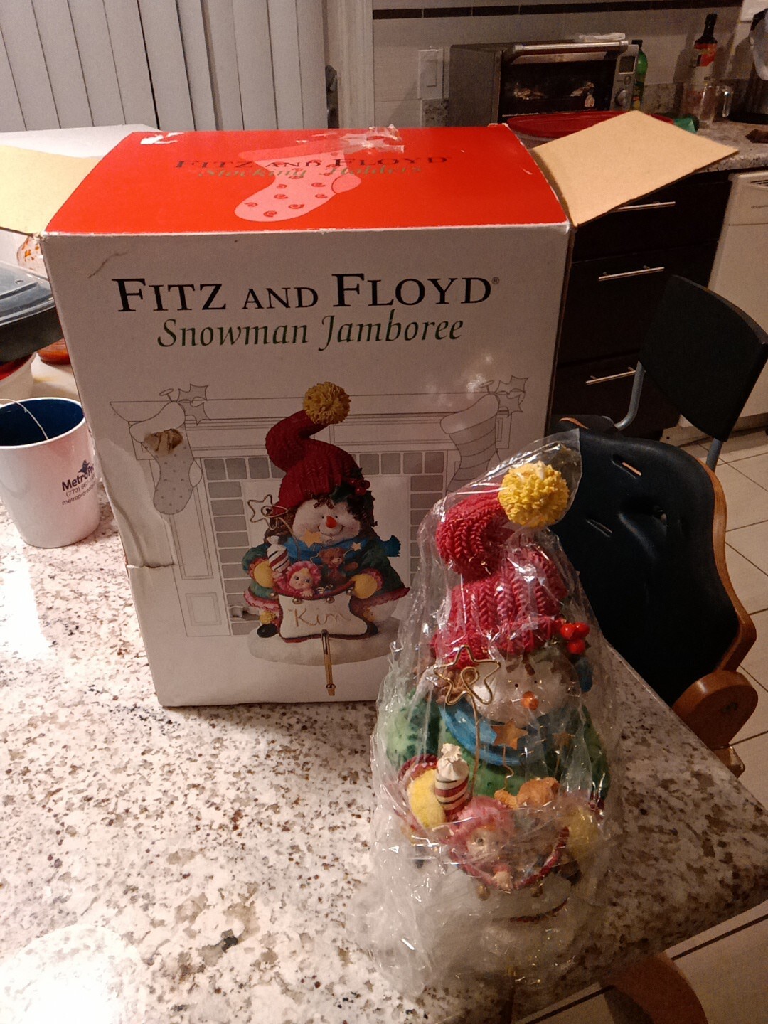 FITZ AND FLOYD SNOWMAN JAMBOREE--NEW (OPEN BOX)- | eBay