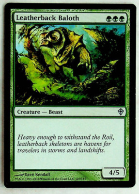 Leatherback Baloth - Worldwake Edition - 2010 - Magic The Gathering ...