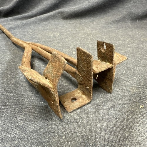 ANTIQUE~ Wrought Iron Cattle Ranch Branding Iron~ TLY - 28” Tall ...