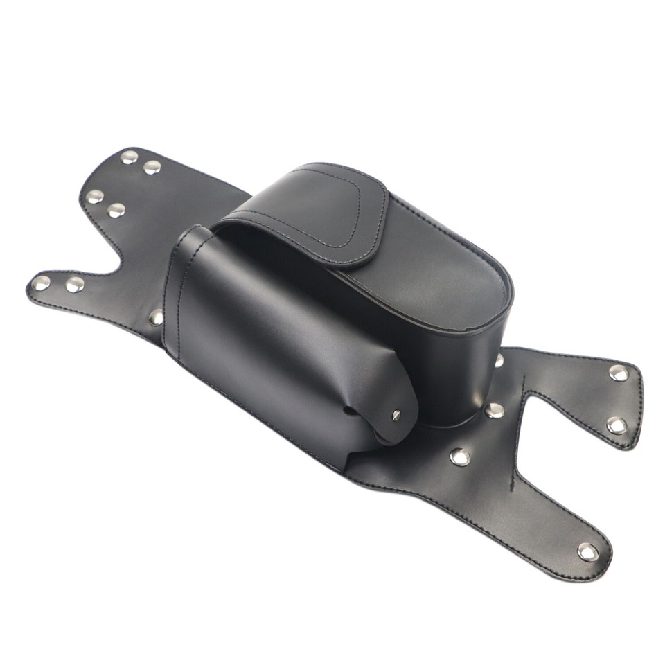 Right Saddlebag Guard Crash Bar Bag Water Bottle Holder For Harley ...