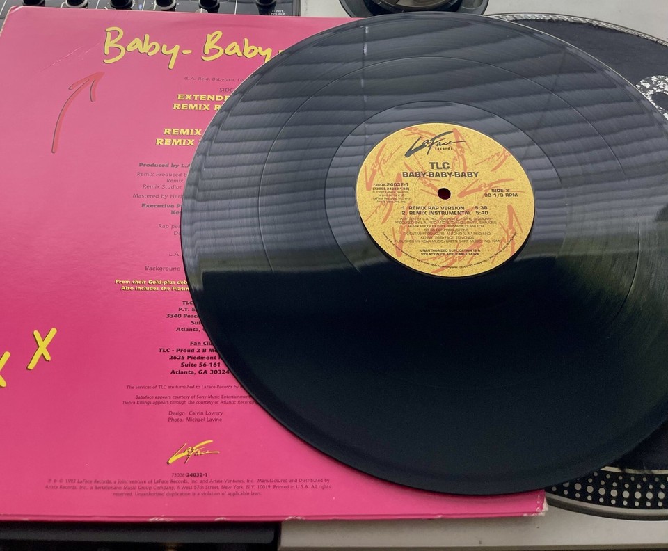 TLC - Baby, Baby, Baby Original 1992 Press 12" In Picture Cover VG+/VG+ ...