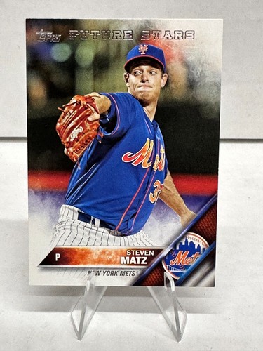 2016 Topps Series 2 Future Stars Baseball Card #551 Steven Matz New ...