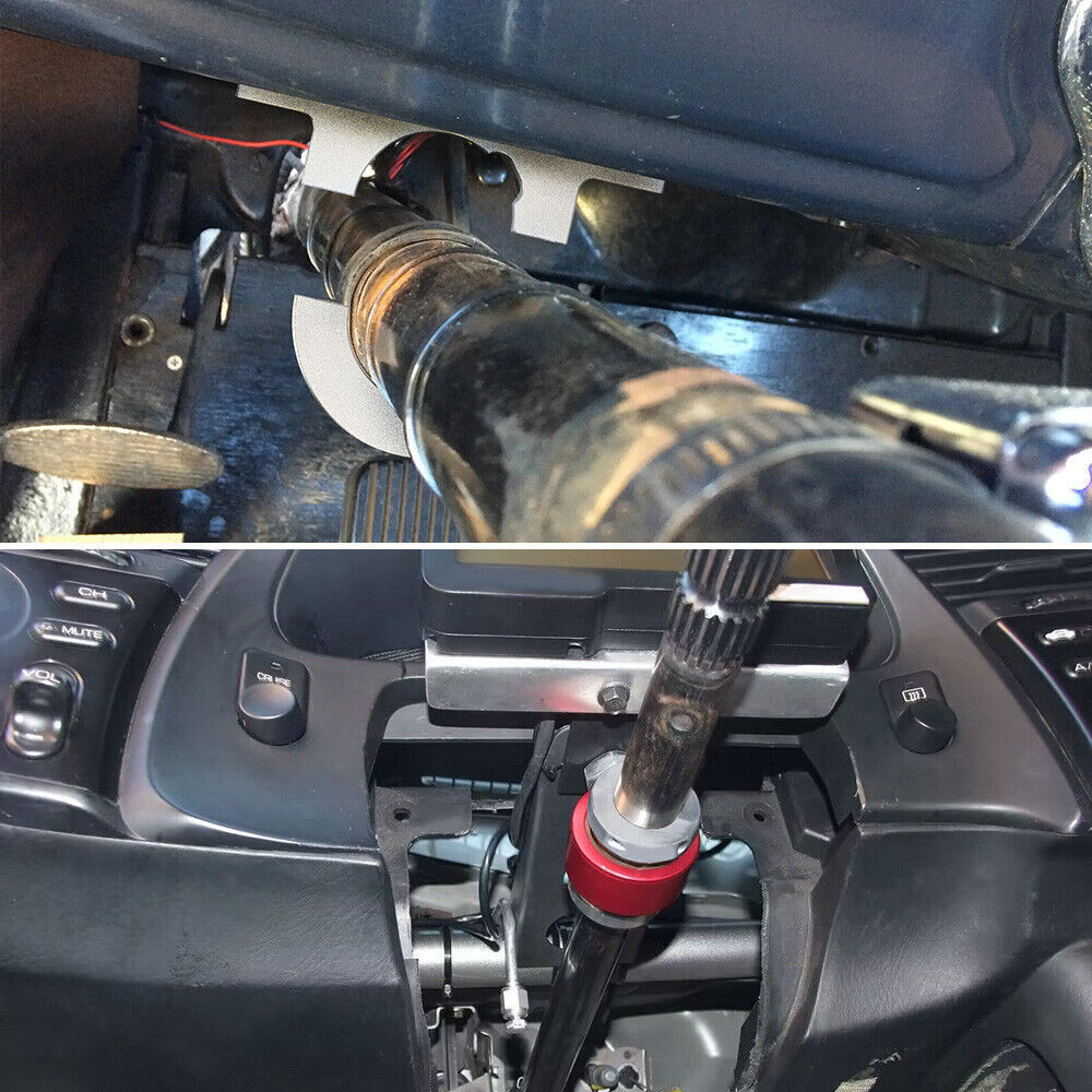 Billet Universal Steering Column Keyed No Drop Mount - 2" Column | eBay