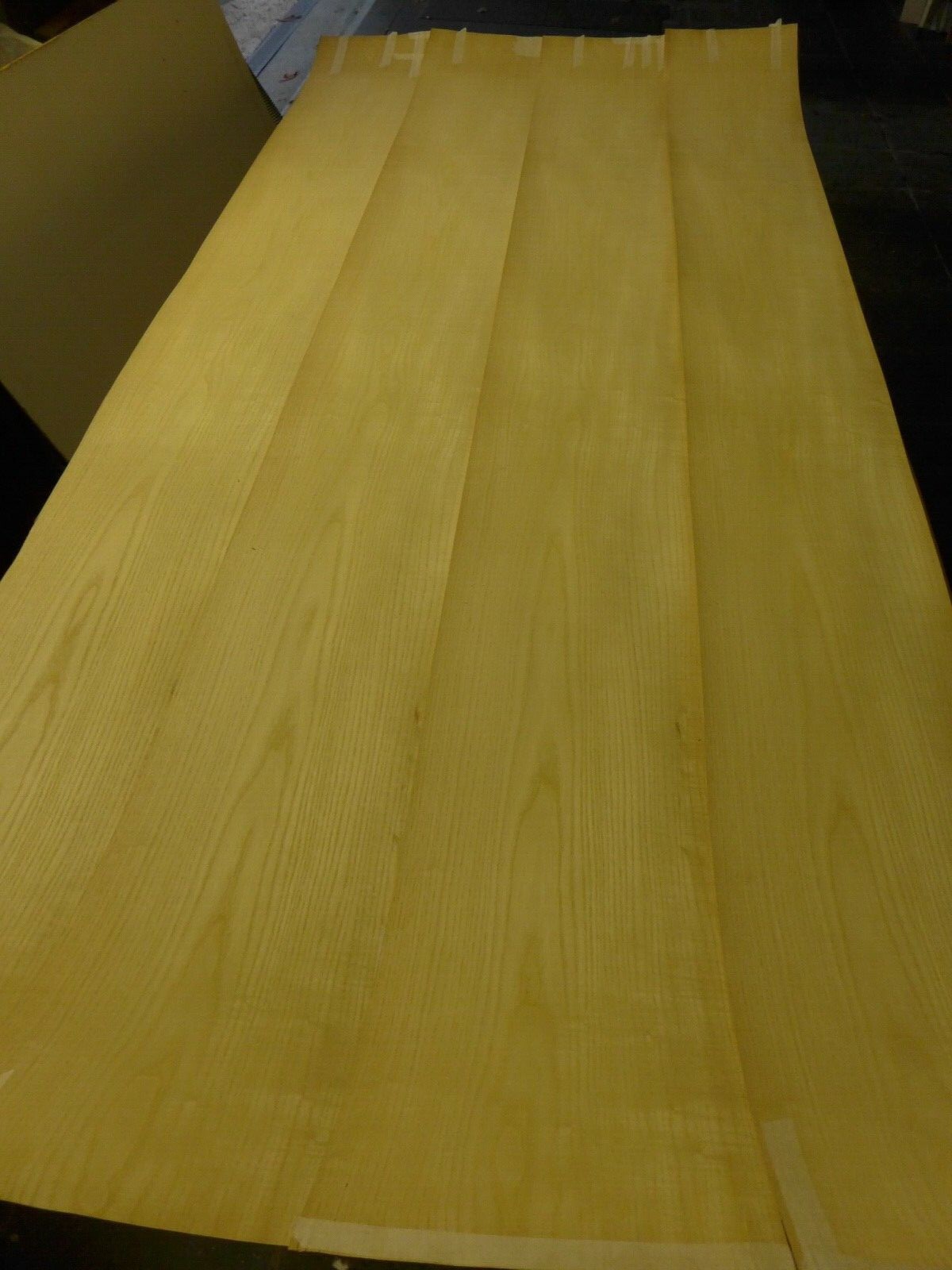 Furnier "ESCHE" 4 Blatt 210 / 31 cm hell kernig-blumig, super ...