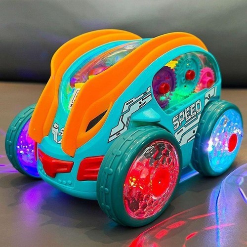 With LED Lights Dynamic Gear Powered Car ABS Light Up Toy Cars for ...