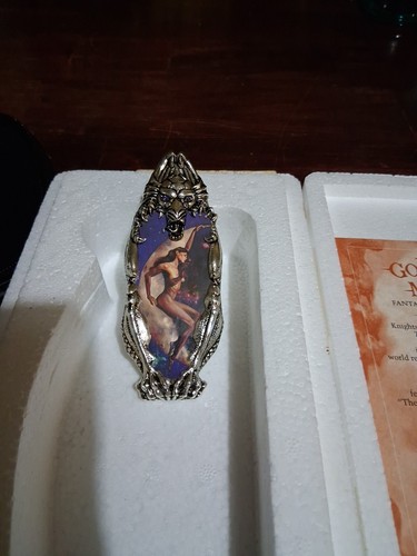 Franklin Mint Knightstone "Goddess of the Moon” Dragon Knife Boris ...