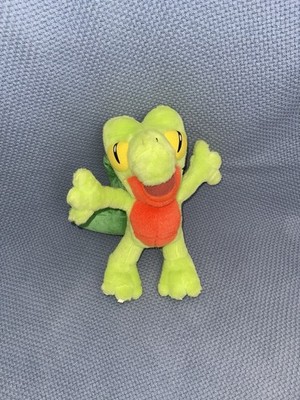 Pokémon Treecko 2004 Stuffed Plush Doll Toy Card Figure Vtg Green ...