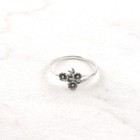 Sterling Silver Triple Flower Ring - Free Gift Packaging | eBay
