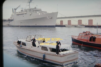 Navy USS Ogden LPD-5 Transport Dock Ship in 1966, Film Slide aa 28-11a ...