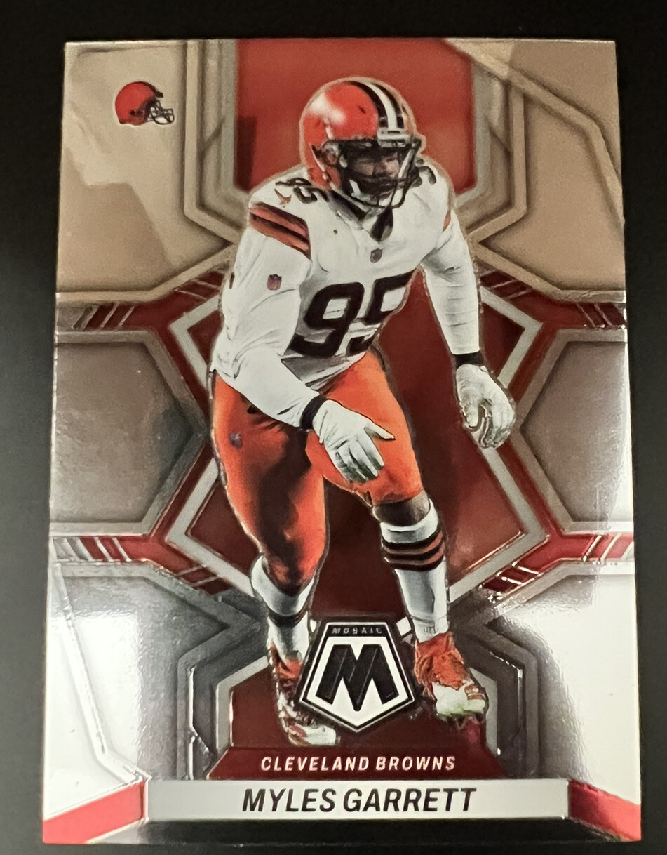 2022 Panini Mosaic Football #50 Myles Garrett Base Cleveland Browns | eBay