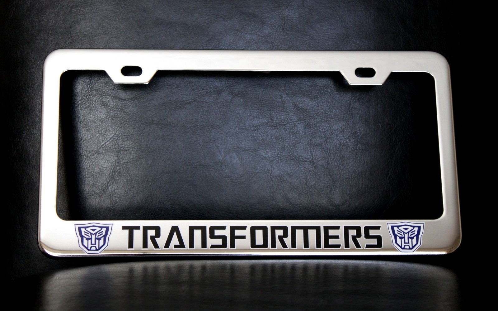 "TRANSFORMERS AUTOBOTS" License Plate Frame, Custom Made of Chrome ...