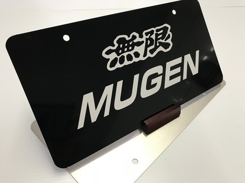 Mugen Power License Plate (Black) S2000, CRX, EG6, TYPE R, NSX, EK9 | eBay