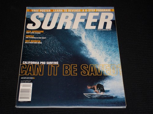 2001 SEPTEMBER SURFER MAGAZINE - TAYLOR KNOX NICE SURFING COVER - L ...