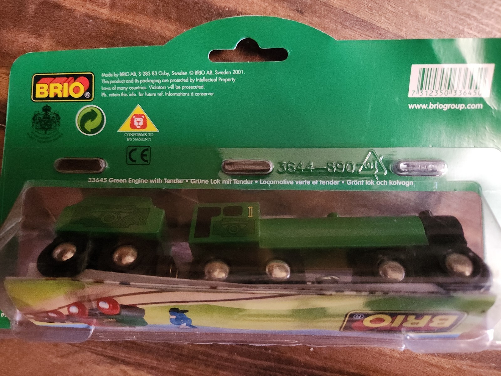 33645 BRIO Wooden Train Green Engine With TENDER NIB! Thomas | eBay