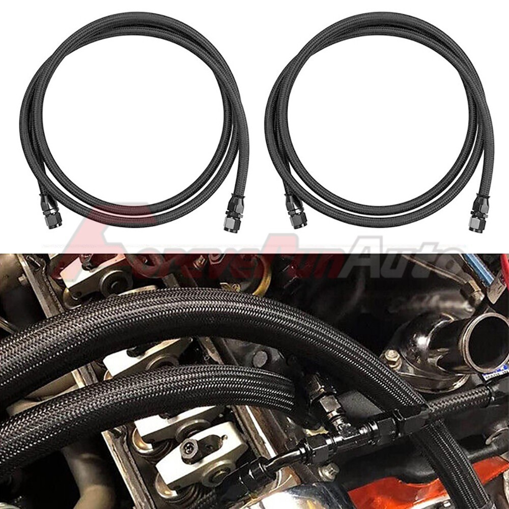 6AN Automatic Transmission Cooler Hose Line Kit For GM 4L60E 4L65E ...