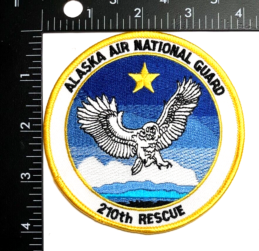 US AIR FORCE 210th RESCUE SQ. PATCH 176th WING ALASKA AIR NATIONAL ...