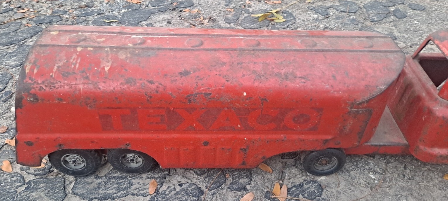 Vintage 1950's Buddy L Texaco Fuel Tanker Truck Toy Pressed Steel | eBay