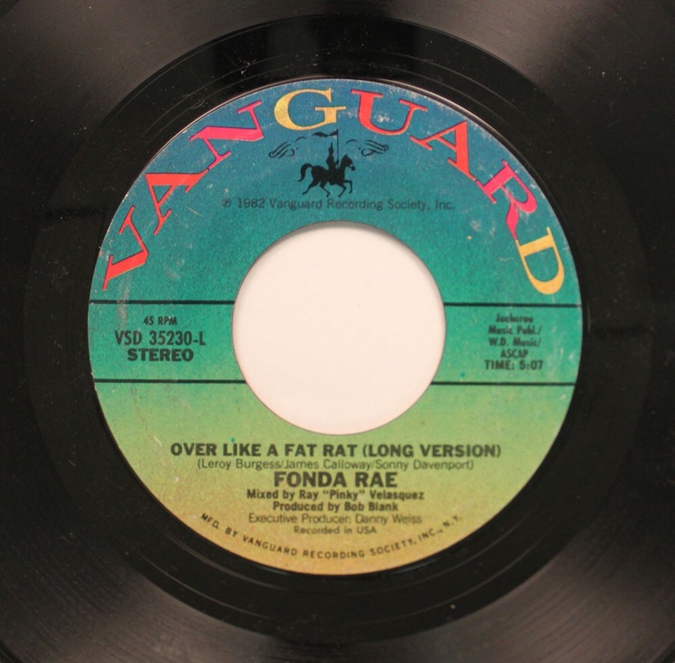 Fonda Rae - 45 - Over Like A Fat (Short Version) / Over Like A Fat Rat ...