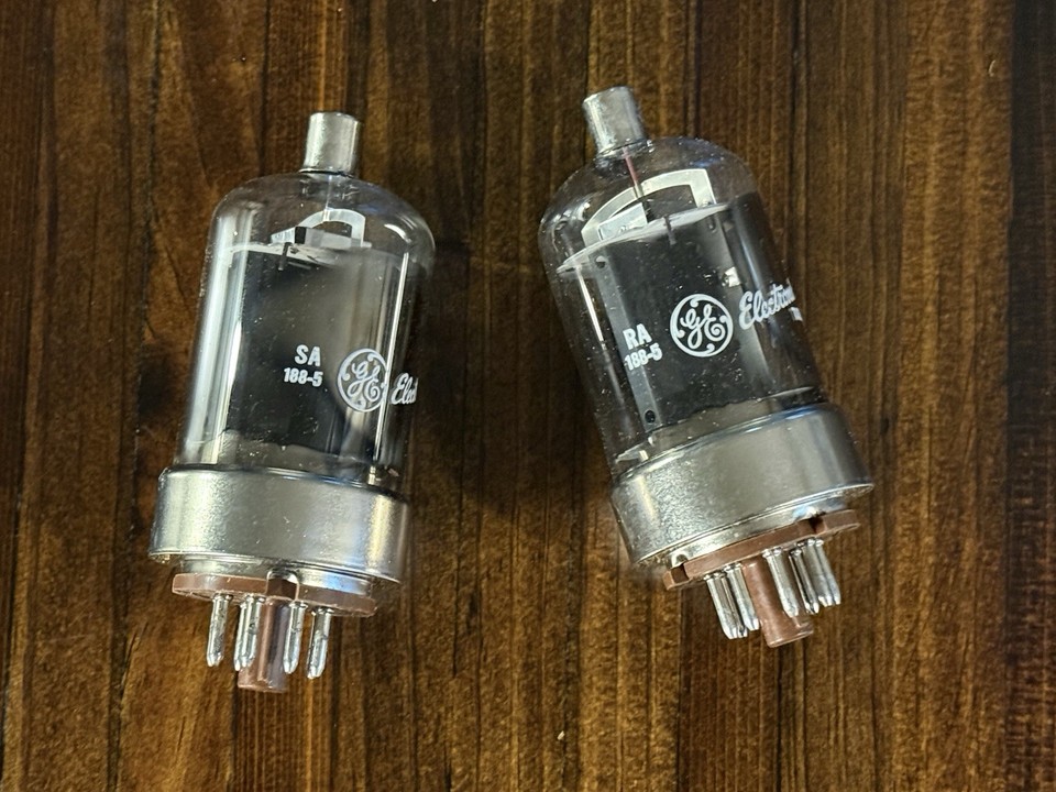 (2) matched GE 6146B Vacuum Tubes Tested By Calibrated Hickok 752 NOS ...