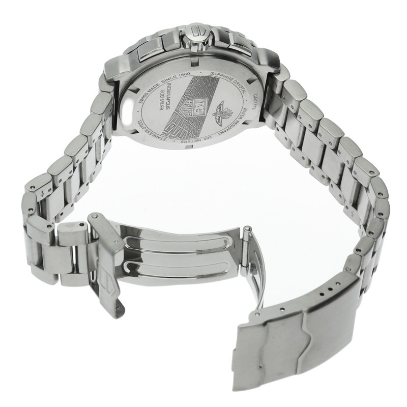 TAG HEUER Formula 1 Chronograph Indy 500 CAU1113.BA0858 Stainless Steel ...