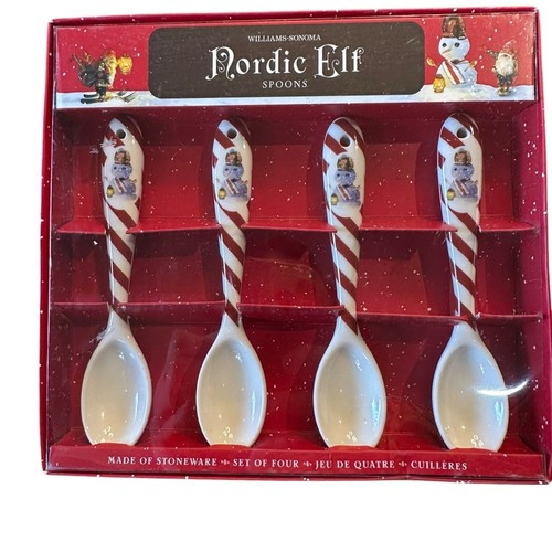 Williams Sonoma Nordic Elf Ceramic Spoon Set NIB | eBay