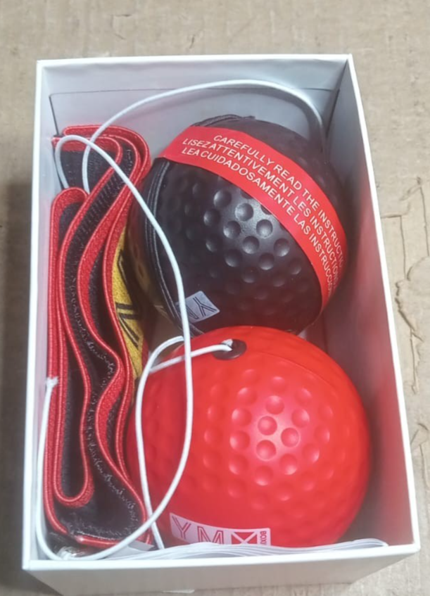 Reaction Ball on String - Fight Ball with Adjustable Headband, Soft ...