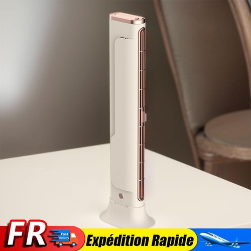 Portable Tower Fan 3 Speeds Desktop Fan Quiet Bladeless Fan Clip On ...