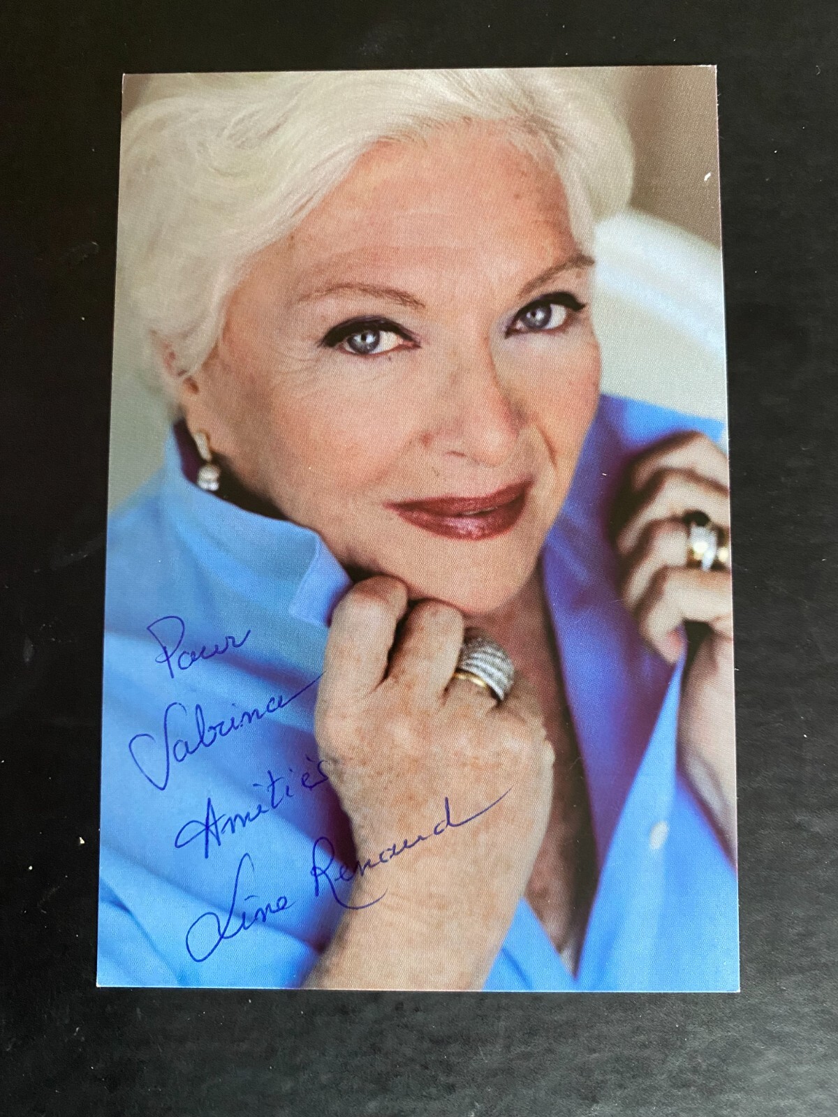 (M1-6) photo dédicace autographe autograph line renaud | eBay