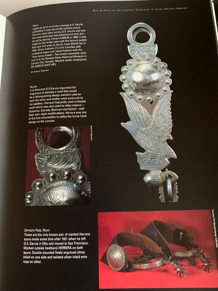 Bit & Spur Makers in the Vaquero Tradition By Ned & Jody Martin HC/DJ ...