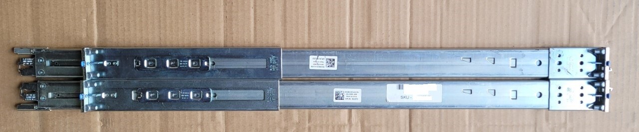 Dell PowerEdge R610 1U FULL SET Sliding Rail Kit R137J N915J Right and ...