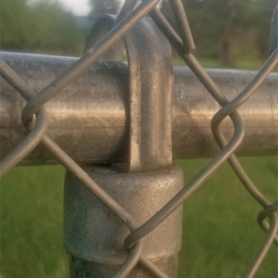 Pressed Steel Chain Link Fence Loop Cap Eye Top | eBay