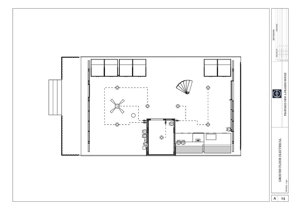 A-Framed Cabin House Plan DWG CAD File And PDF For Blueprint Plans ...