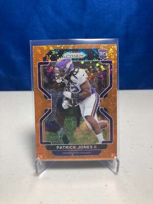 2021 Prizm PATRICK JONES II Rookie RC Orange Disco #437 Vikings | eBay