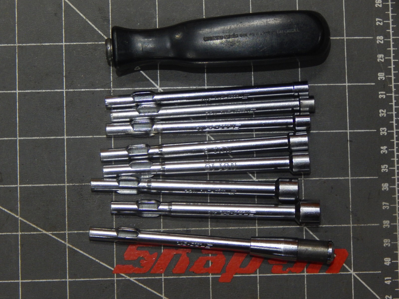 Snap On 9Pc Interchangeable Blade Nut Driver Nutdriver Set 3/16" 3/8 ...