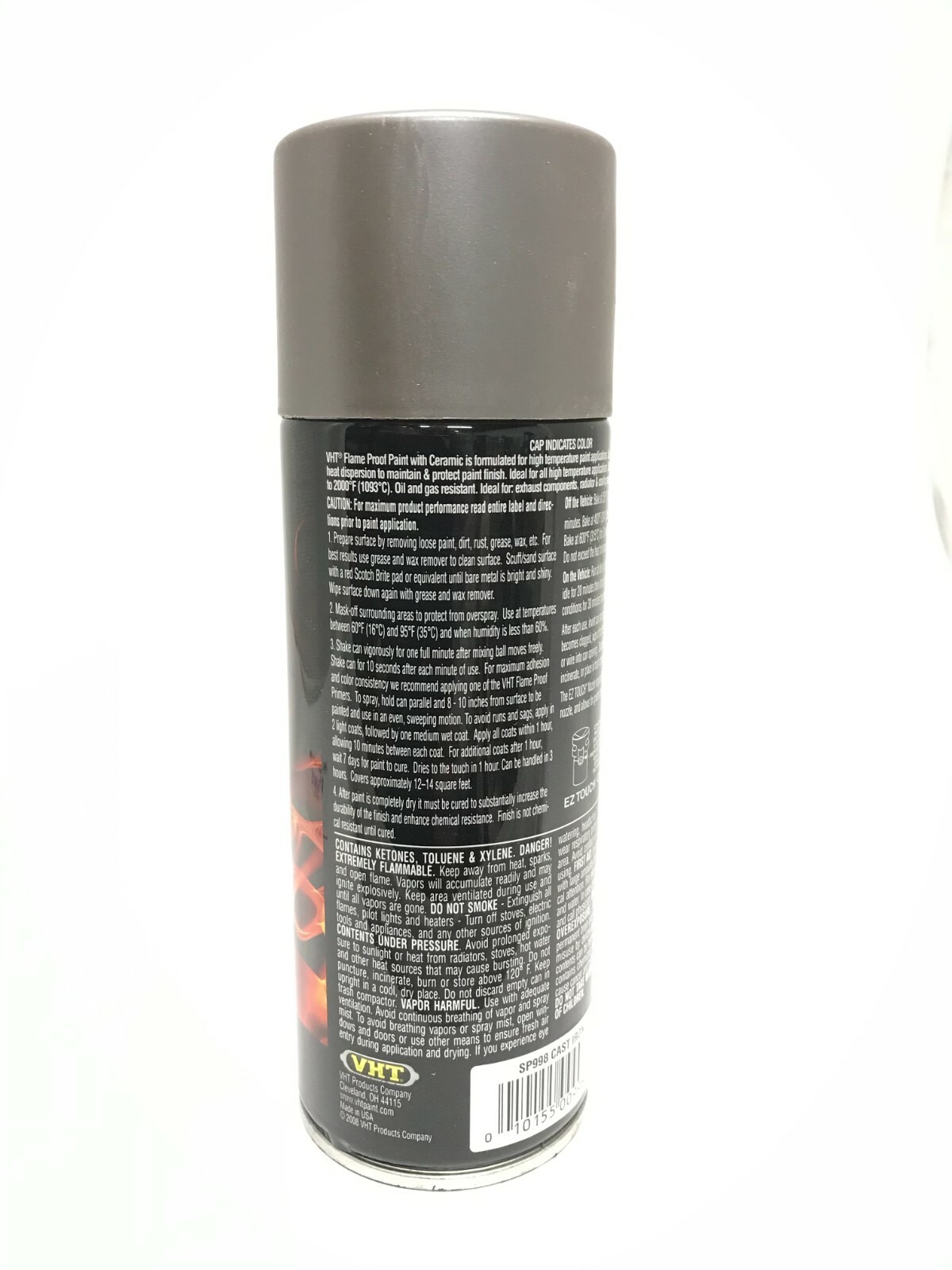 VHT SP998 FlameProof Cast Iron Paint, Header Paint Silica Ceramic ...