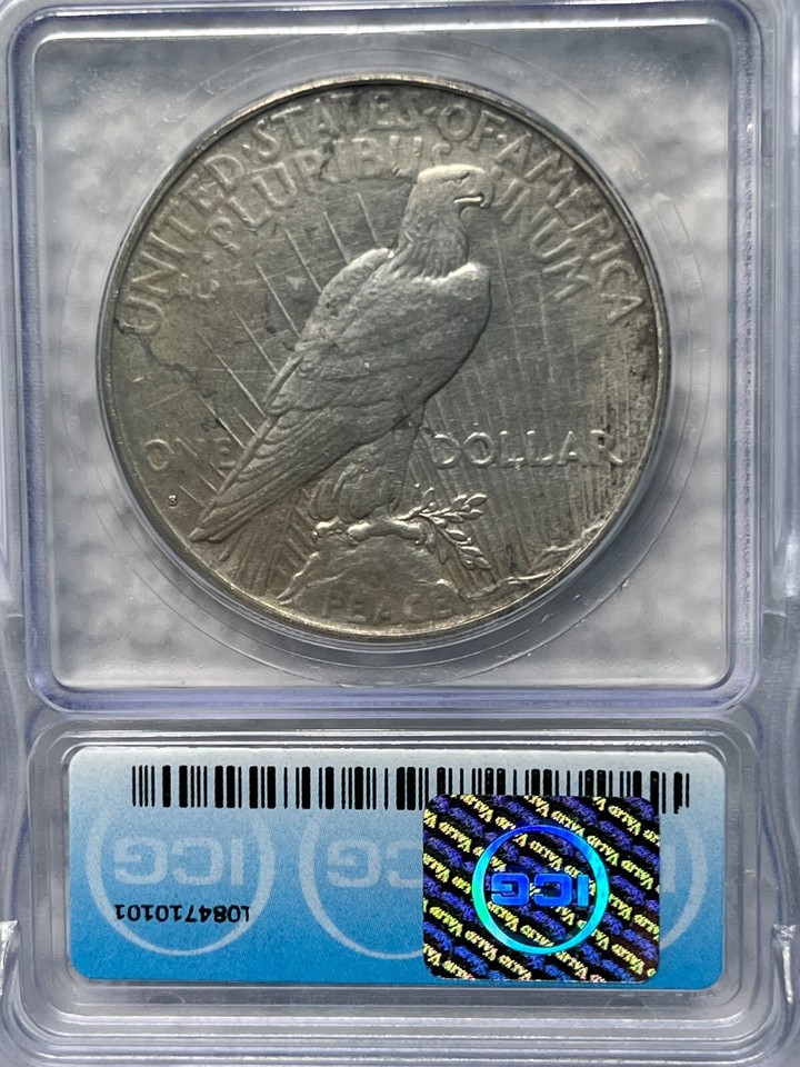 1934-S Peace Dollar ICG Certified AU-55 Grade. | eBay