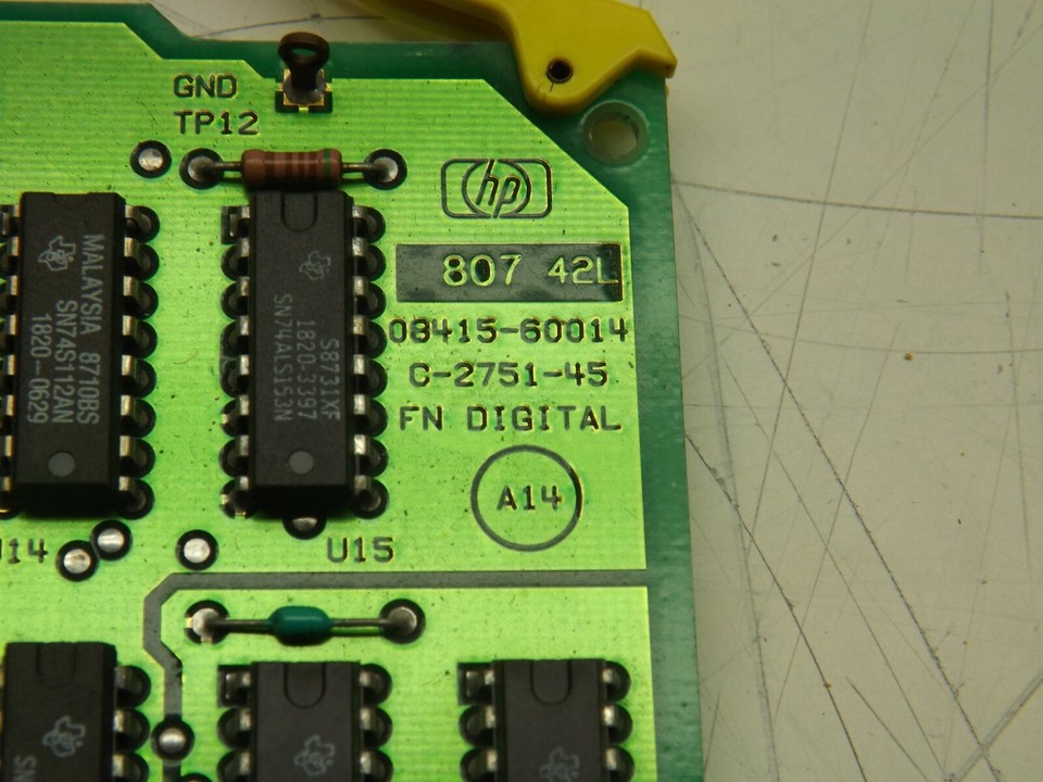 HP Agilent 08415-60014 FN Digital Board for 8703A Network Analyzer | eBay