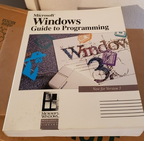 Vintage Microsoft Windows Guide to Programming Version 3 Reference Manual | eBay