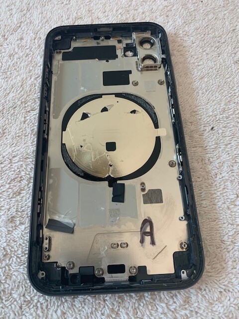 Apple iPhone 11 rear back glass housing chasis Black ( B ) | eBay