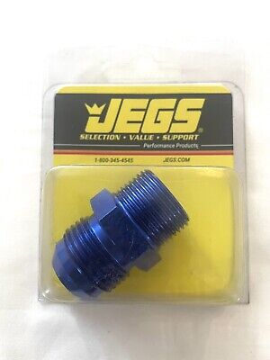 JEGS 100112 Blue Straight Flare Fitting | eBay