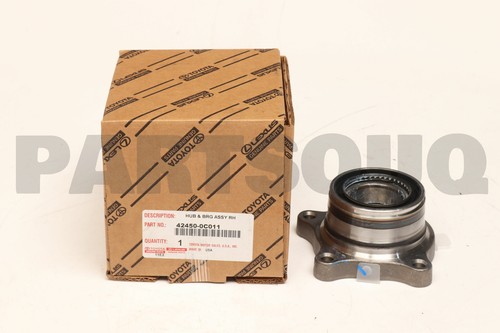 424500C011 Genuine Toyota HUB & BEARING ASSY, REAR AXLE, RH 42450-0C011 ...