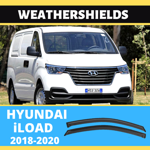 Fits Hyundai iLOAD VAN - Side Window Visors Weathershields Rain Guard ...