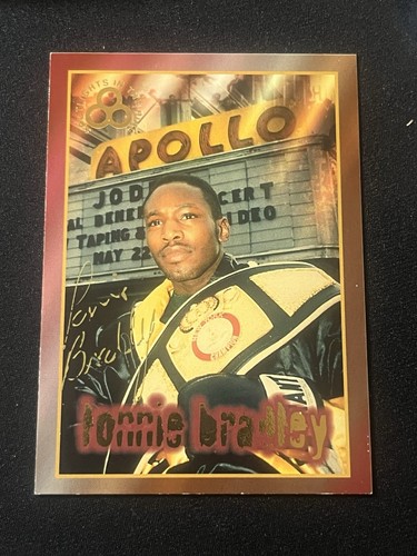 Lonnie Bradley Signed Autograph Ringside Boxing card 1996 #27 w/ seal ...