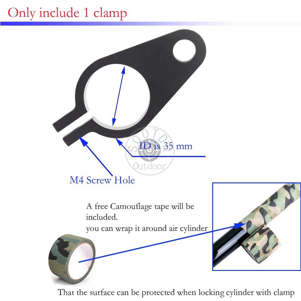New 12g CO2 /Pump to PCP Conversion KIT HPA for Crosman /Pistol 1377 ...
