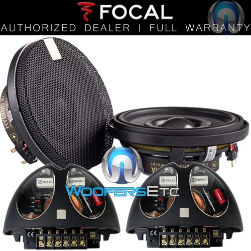 MOREL HYBRID-42-INTEGRA 4" 2-WAY COMPONENT SPEAKERS MIDS TWEETERS ...