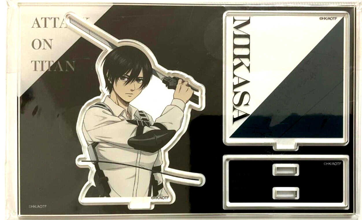 Attack On Titan Base Yard Tokyo Acrylic Stand Figure Mikasa Ackerman a ...