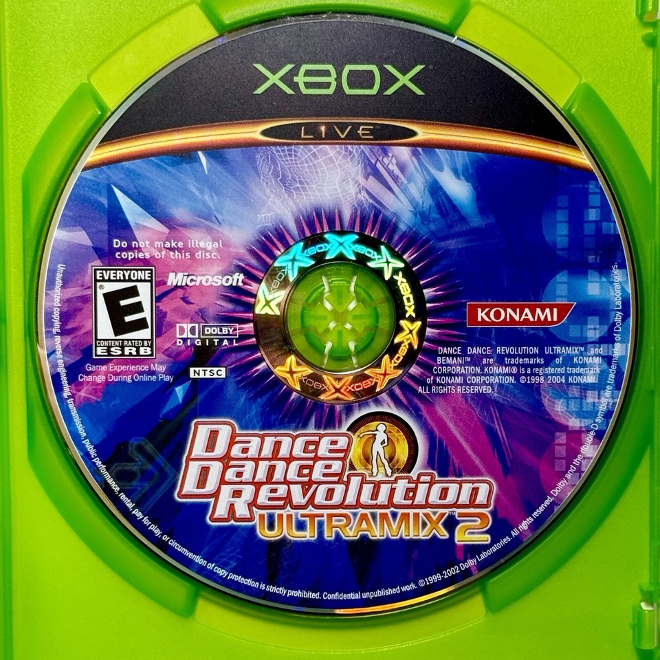 Dance Dance Revolution Ultramix 2 XBOX CIB Complete With Manual Free ...