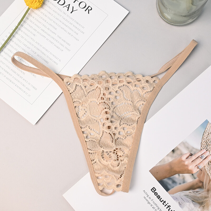 4 Pack Lot Sexy Womens Crotchles Panties Lace Thongs G-string Lingerie ...